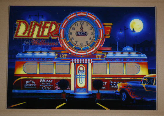 Diner Custom Backglass (Mirrored) – classicplayfields.com