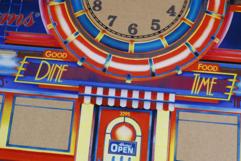Diner Custom Backglass (Mirrored) – classicplayfields.com