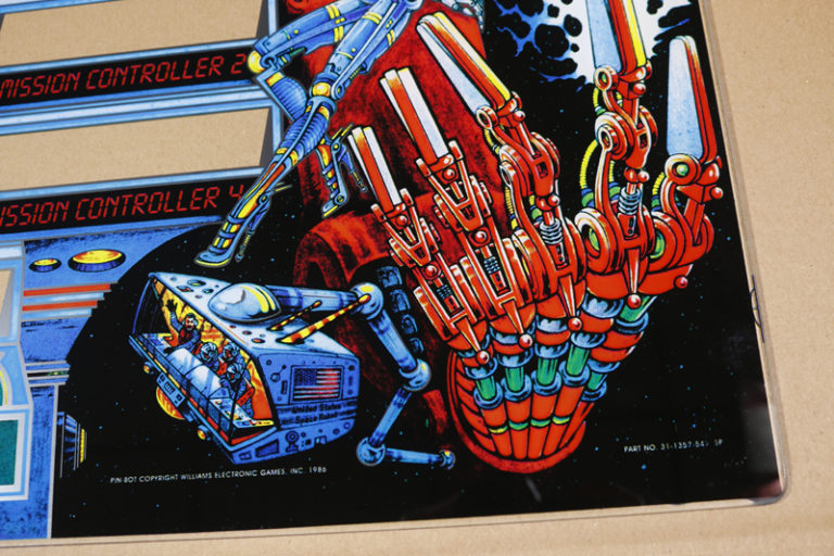 Pinbot Custom Backglass (Mirrored) – classicplayfields.com