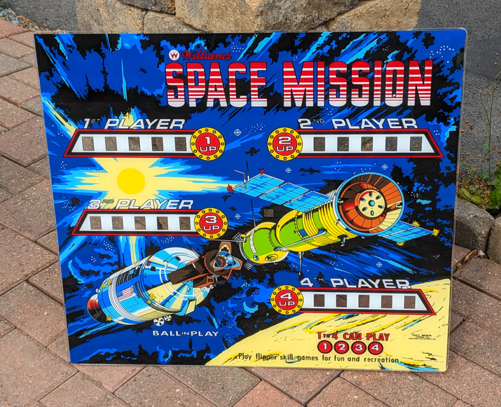 Space Mission Backglass – classicplayfields.com
