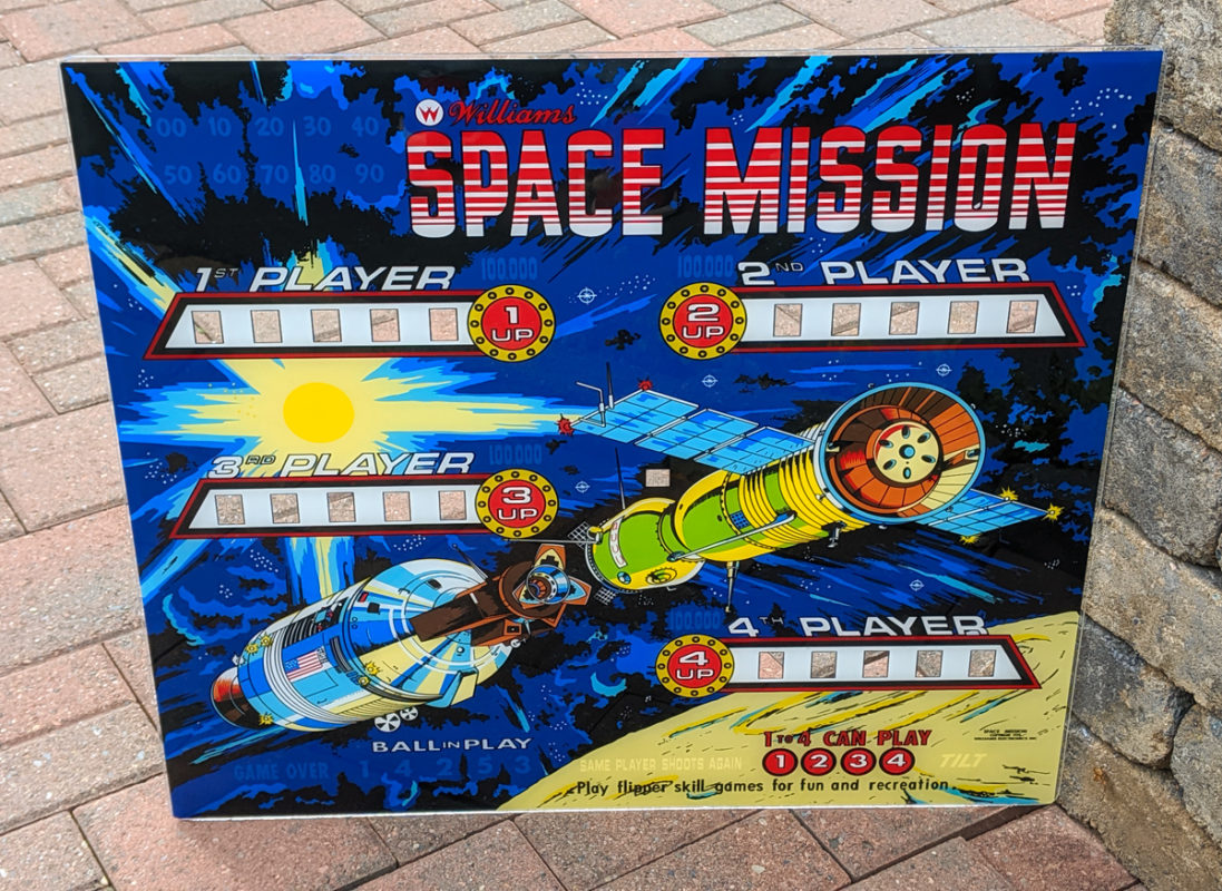 Space Mission Backglass – classicplayfields.com