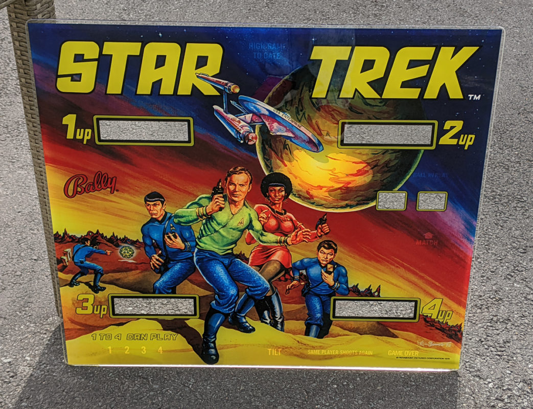 Star Trek (Bally) Backglass – Prototype Artwork – classicplayfields.com