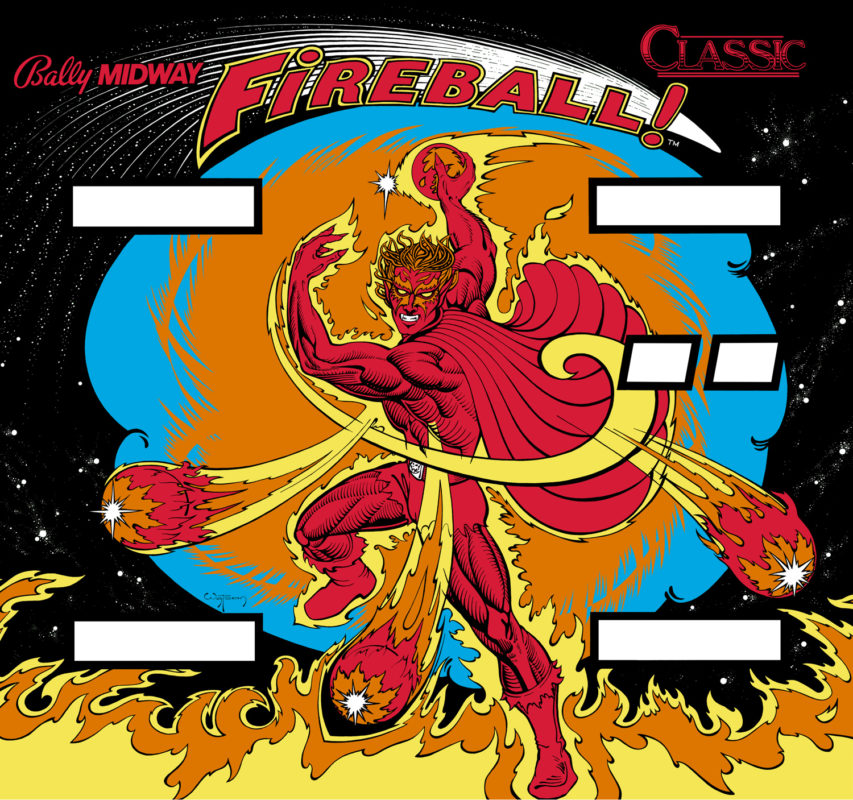Fireball Classic Backglass – classicplayfields.com