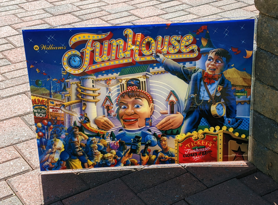 Funhouse Custom Mirrored Backglass – classicplayfields.com
