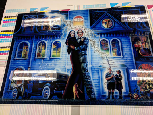 Addams Family Custom Mirrored Backglass – classicplayfields.com