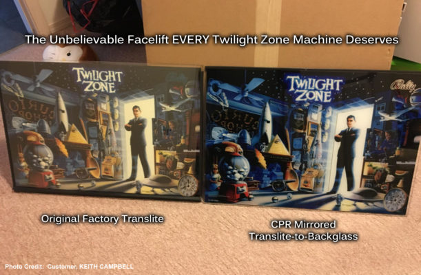 Twilight Zone Mirrored Backglass – classicplayfields.com