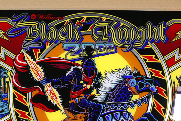 Black Knight 2000 Backglass – classicplayfields.com