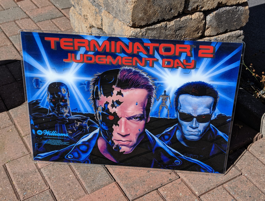Terminator 2 Custom Backglass (Mirrored) – classicplayfields.com