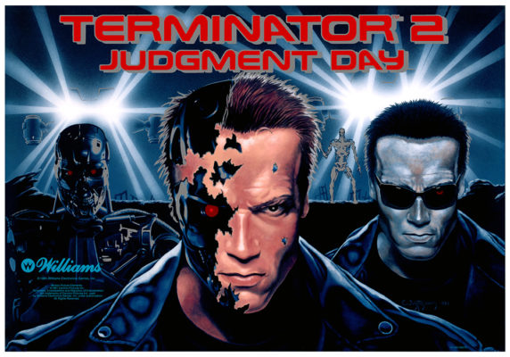 Terminator 2 Custom Backglass (Mirrored) – classicplayfields.com