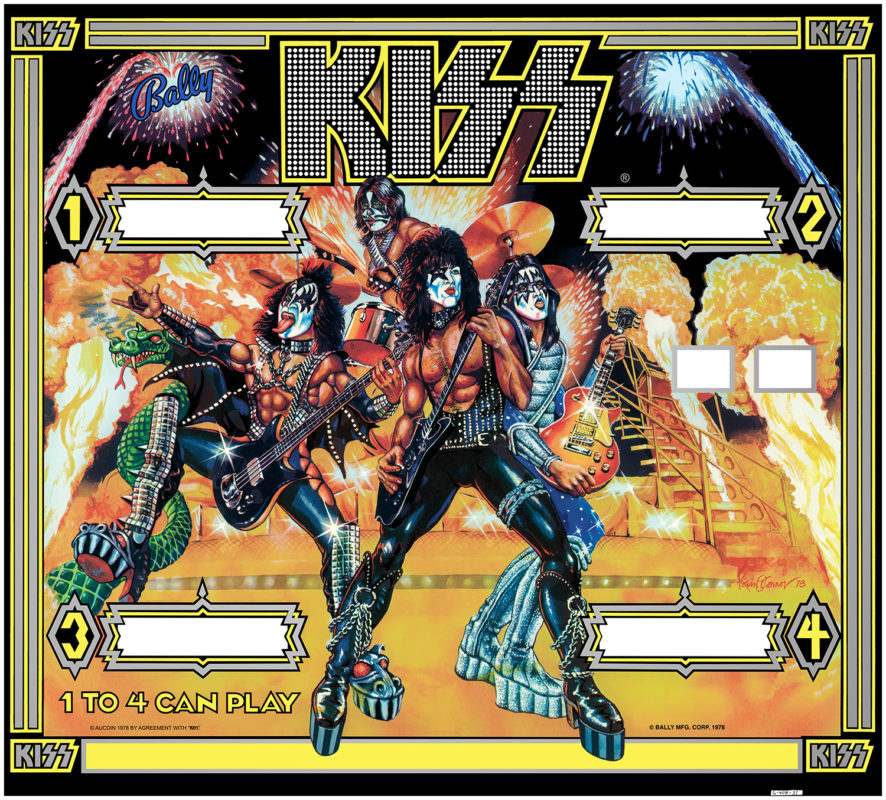 KISS Backglass – classicplayfields.com