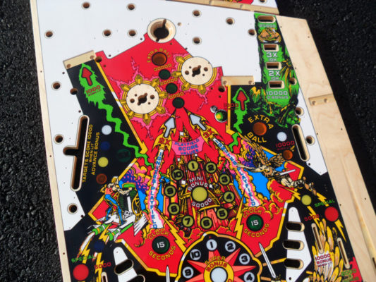 Flash Gordon Playfield – classicplayfields.com