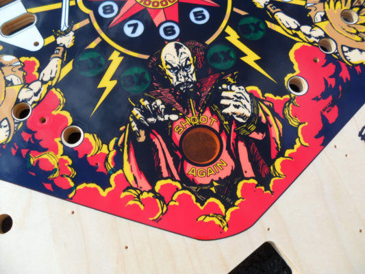 Flash Gordon Playfield – classicplayfields.com