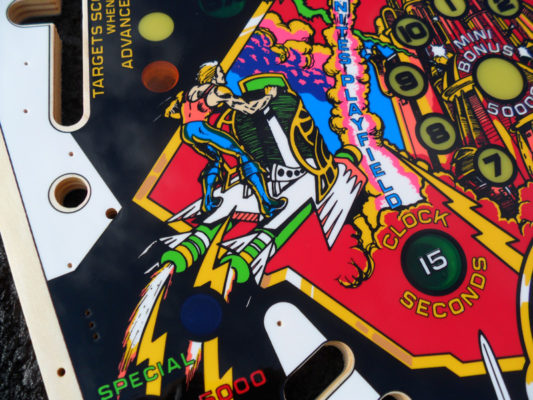 Flash Gordon Playfield – classicplayfields.com