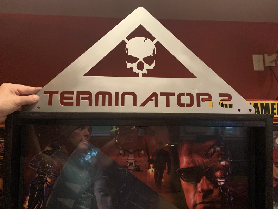 Terminator 2 Topper (STEEL – Version 2) – classicplayfields.com