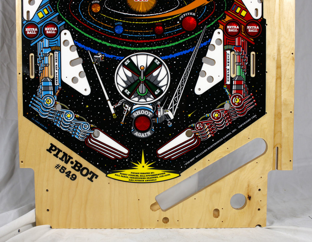 Pinbot Playfield – classicplayfields.com