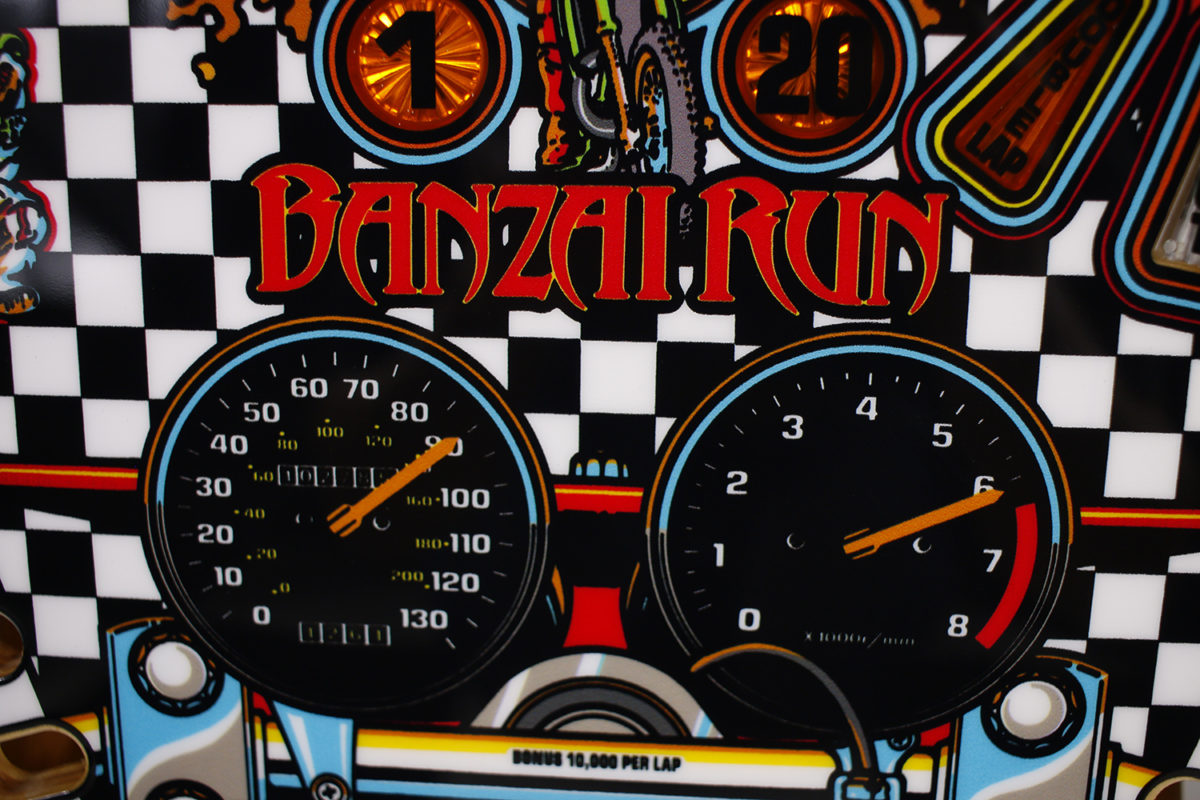 Banzai Run Playfield – classicplayfields.com