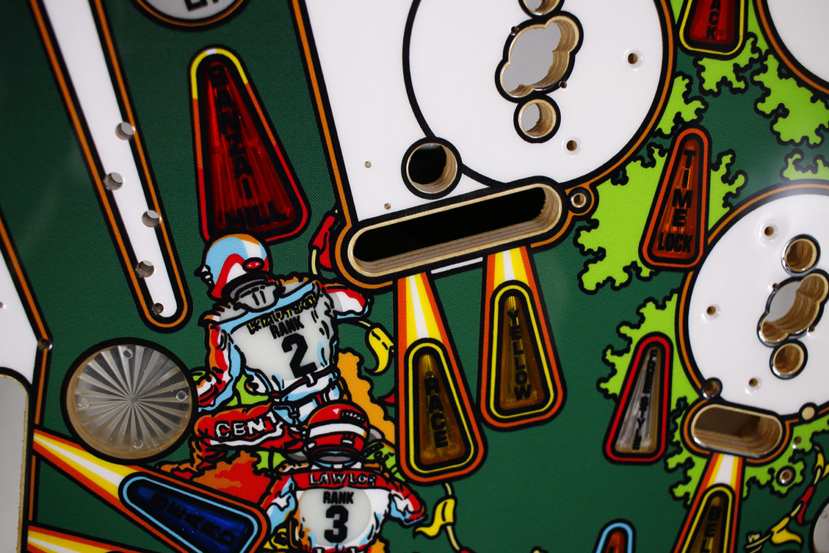 Banzai Run Playfield – classicplayfields.com