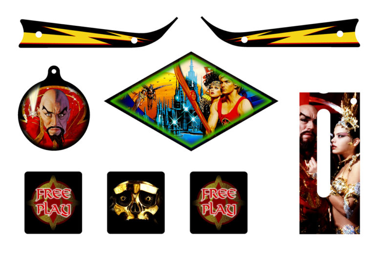 Flash Gordon Plastic Upgrade Kit – classicplayfields.com