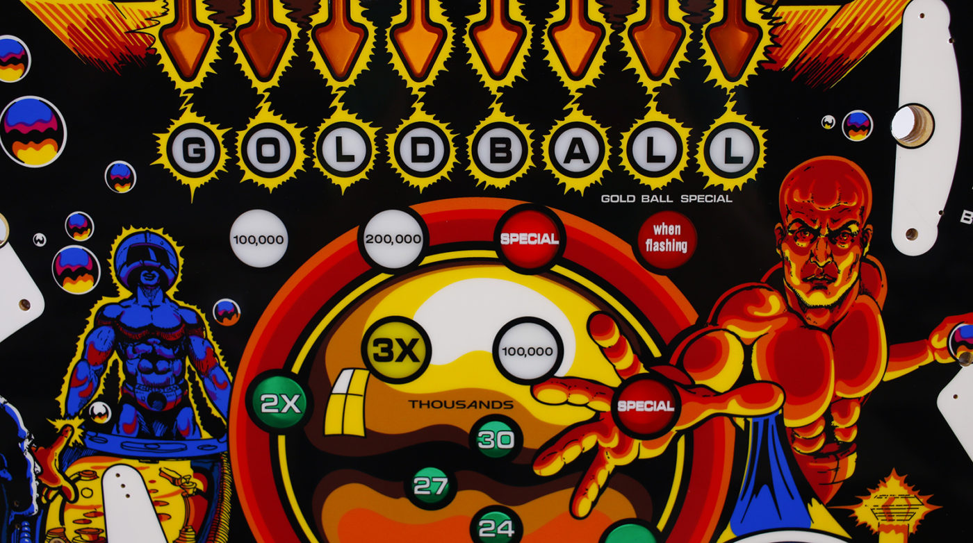 Gold Ball Playfield – classicplayfields.com