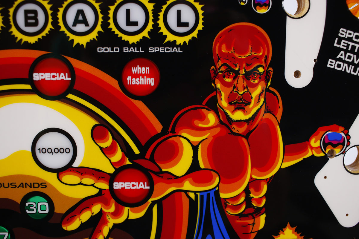 Gold Ball Playfield – classicplayfields.com