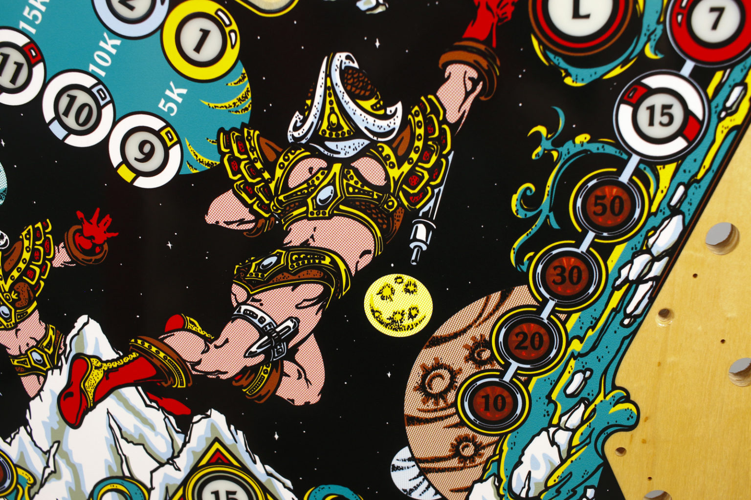 Laser Cue Playfield – classicplayfields.com