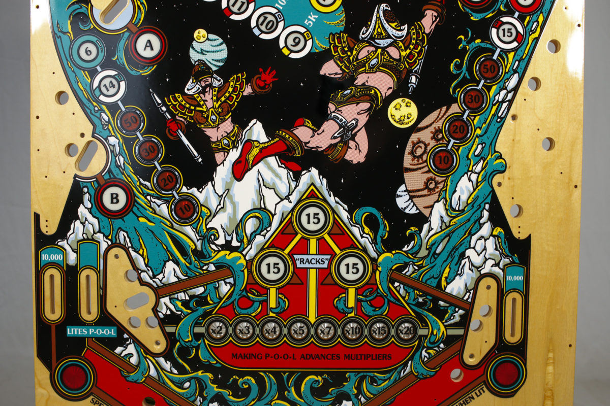 Laser Cue Playfield – classicplayfields.com