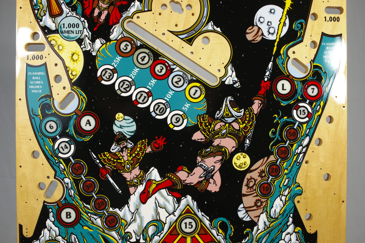 Laser Cue Playfield – classicplayfields.com